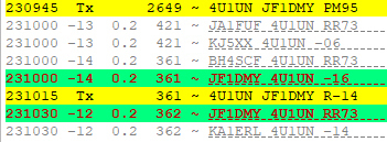 4U1UN on 17m FT8: This is JF1DMY - renewal