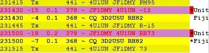 4U1UN on 10m FT8: This is JF1DMY - renewal